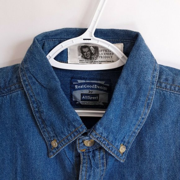 Allsport | Shirts | Vintage 9s Real Good Denim Allsport Howdy Doody ...